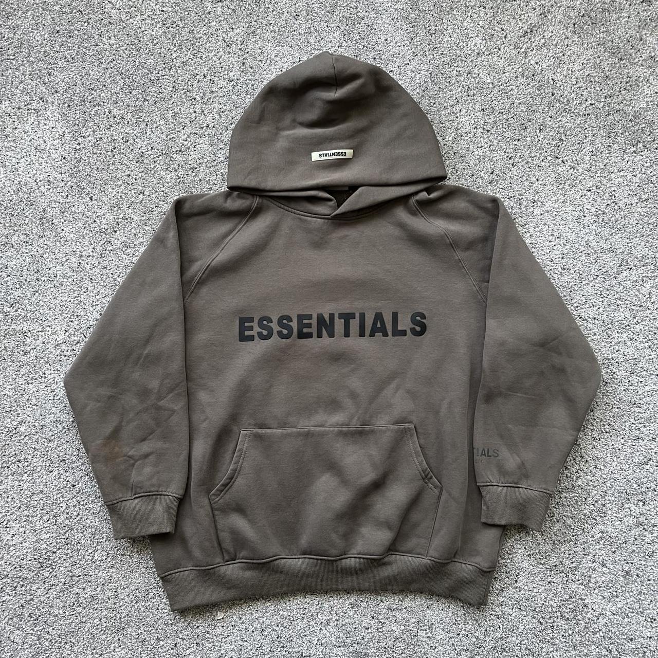 Fear Of God Essentials SS20 Oblique Pullover Hooded... - Depop