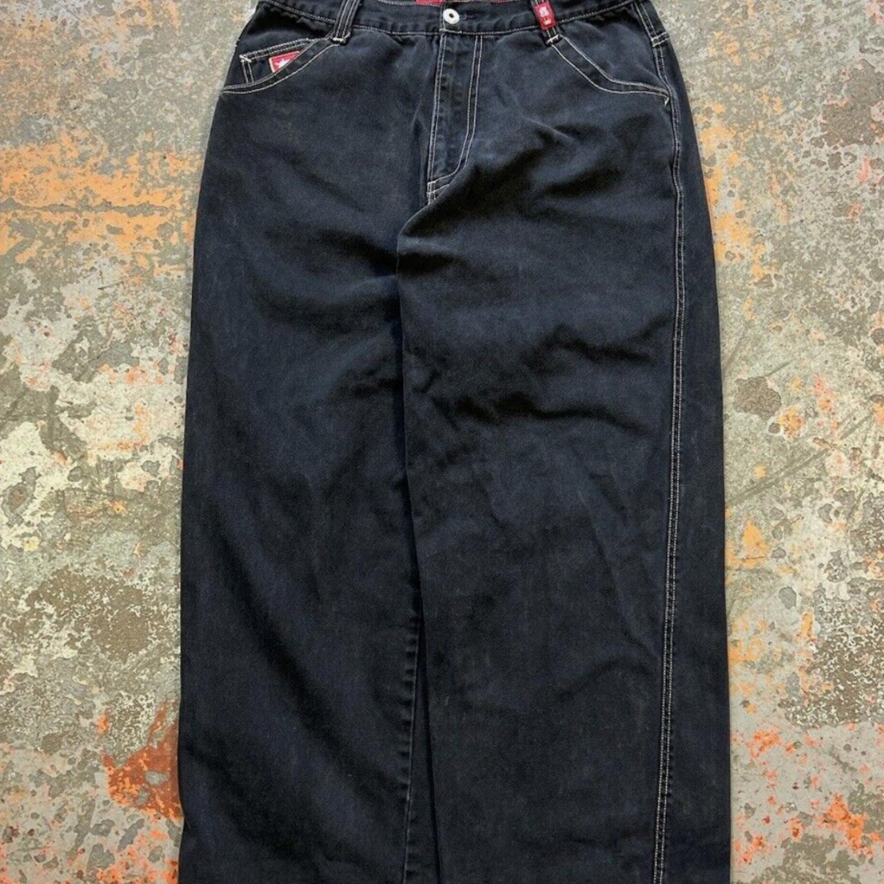 Jnco Tribal Jeans Big Crowns Baggy 90s Y2K JNCO Rave... - Depop
