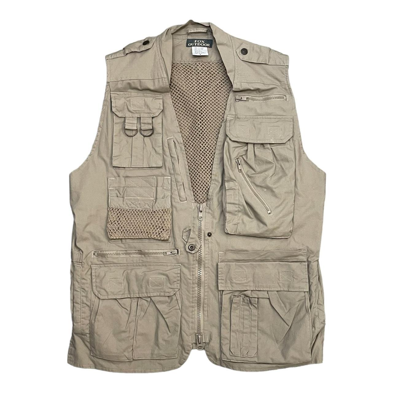 Vintage Tan Tactical Vest - Size S (Fits closer to... - Depop