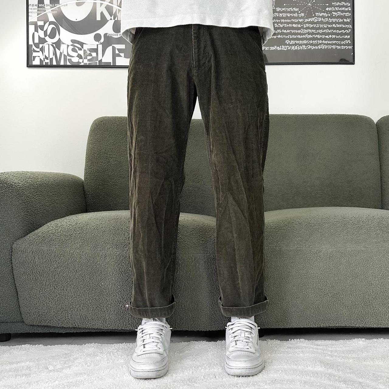Haggar olive corduroy pants Waist: 34” Inseam:... | Depop