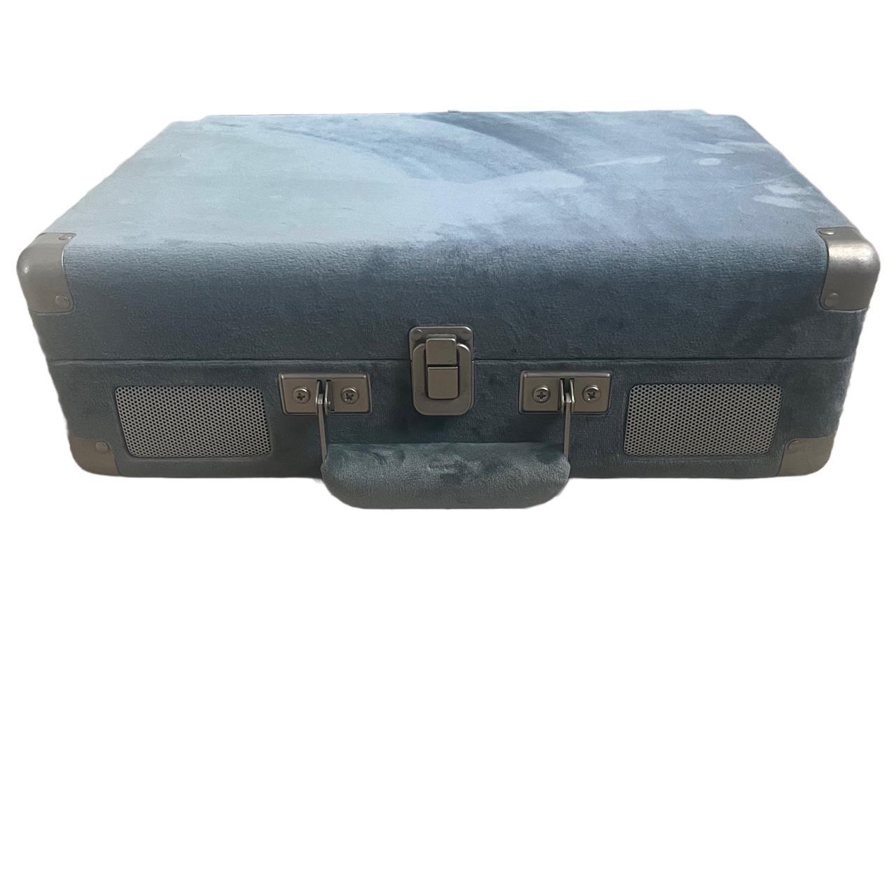 languid blue suede crosley CR8005U-SF1 portable... - Depop