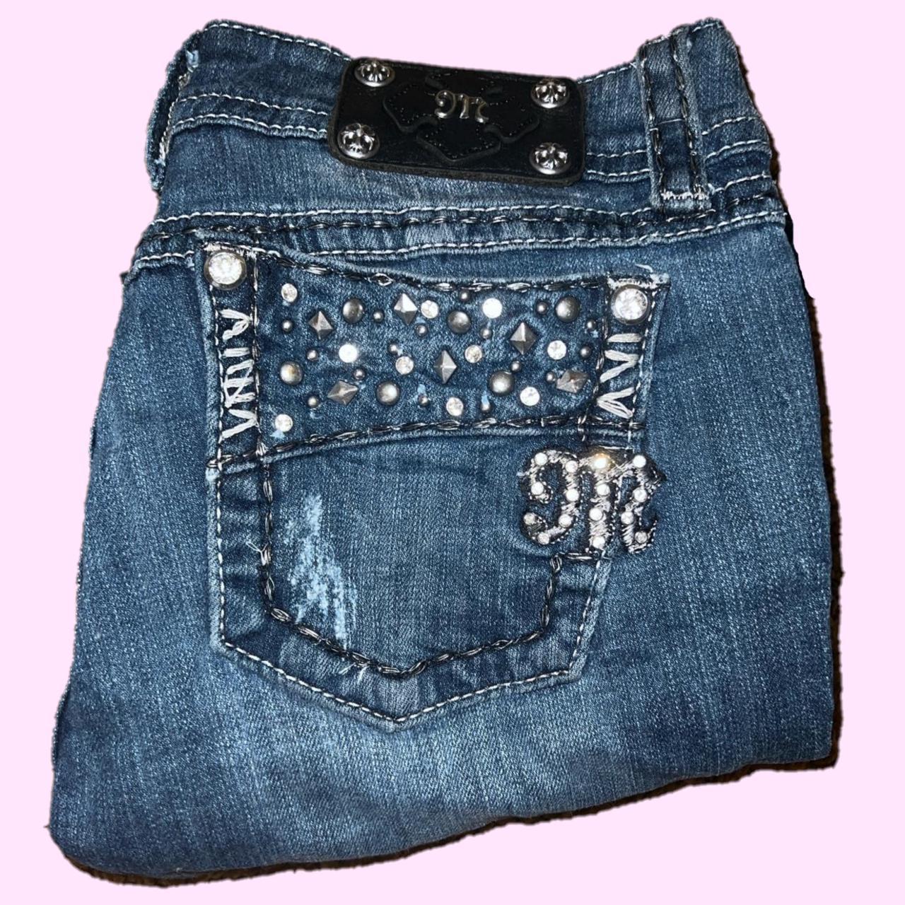 adorable miss me jeans with super cute pockets,... - Depop
