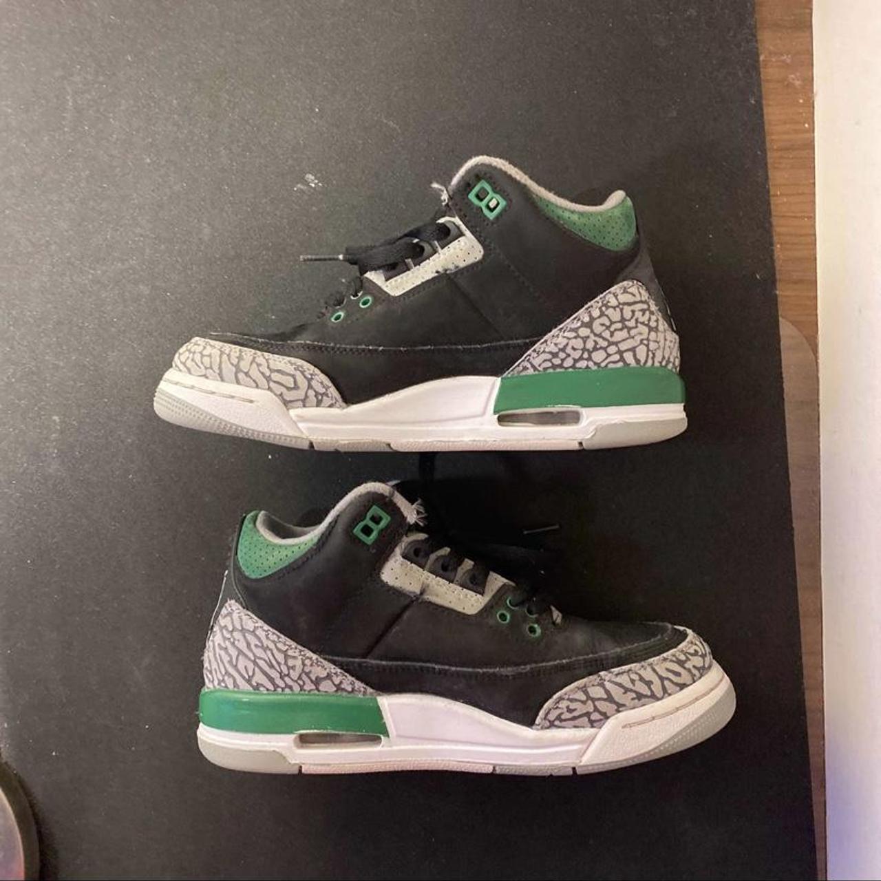 Jordan Retro 3 Pine Green 🌲 Comes with the Original... - Depop