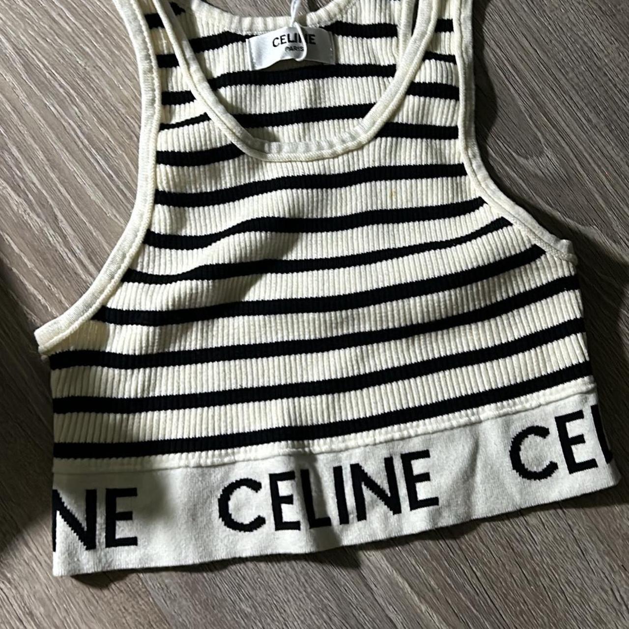 Celine tank one once size SMALL | Depop