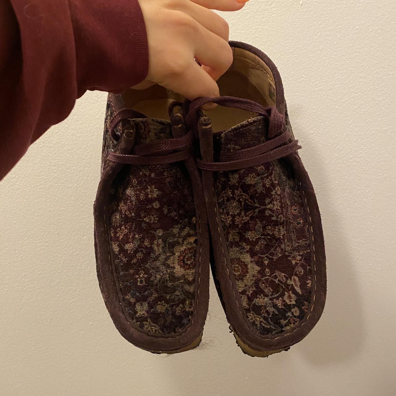 Clarks Original Burgundy Caravan Boots... - Depop