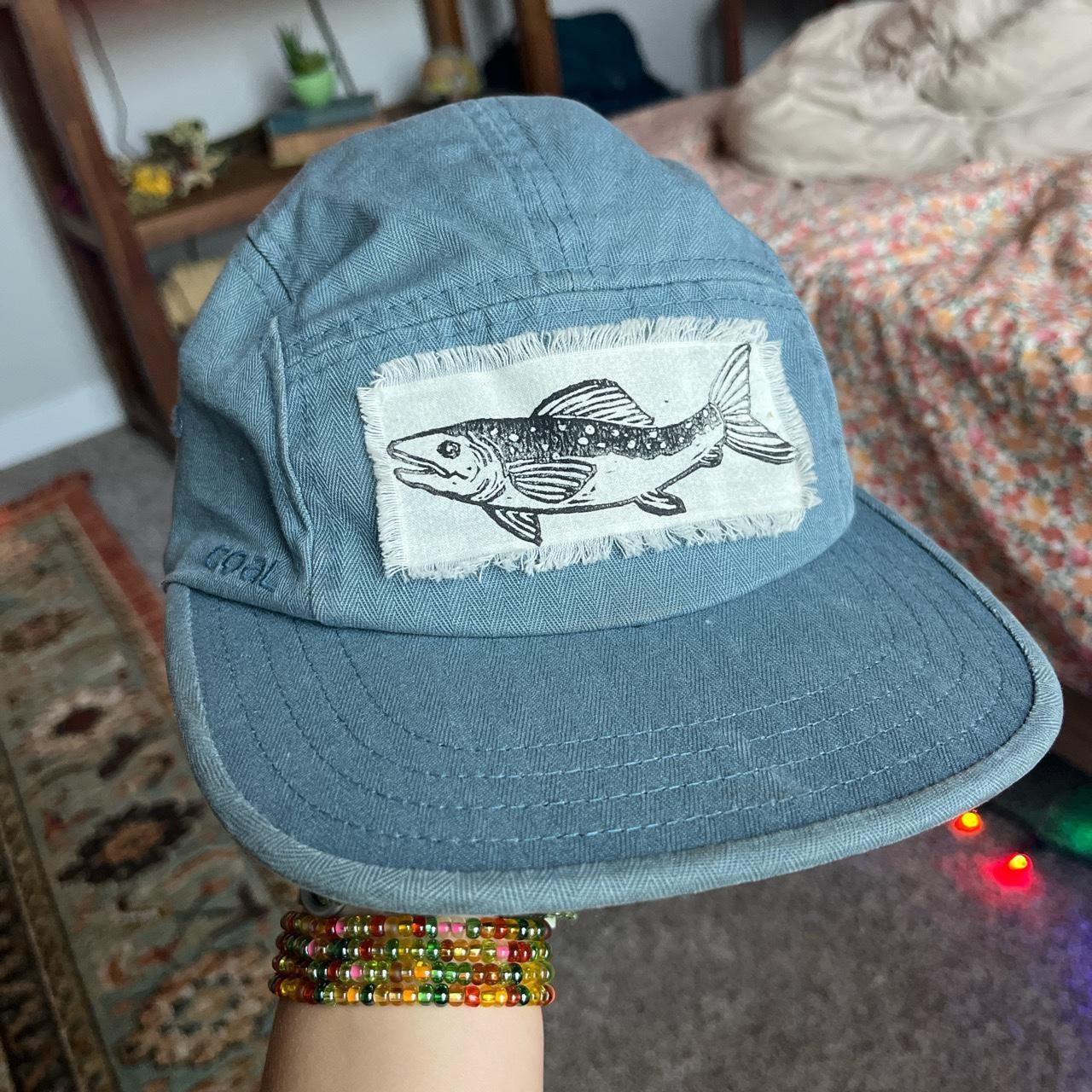 Custom 5 Panel Fish Hat One of my favorite hats- I... - Depop