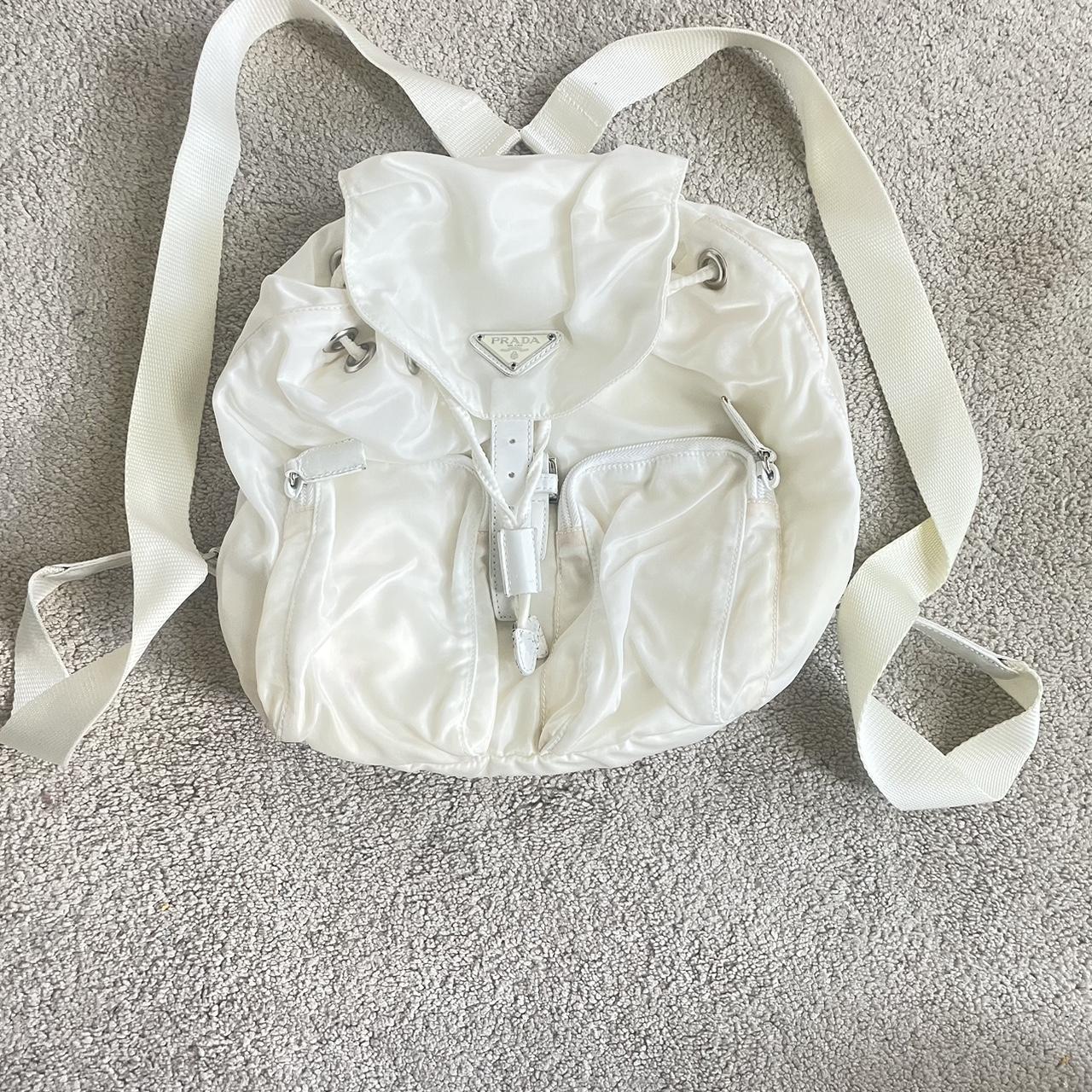 AUTHENTIC Prada nylon mini backpack Hard wear is... - Depop