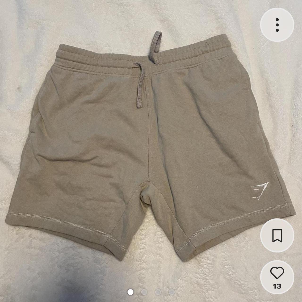 mens medium gym shark crest shorts-brand new never worn - Depop