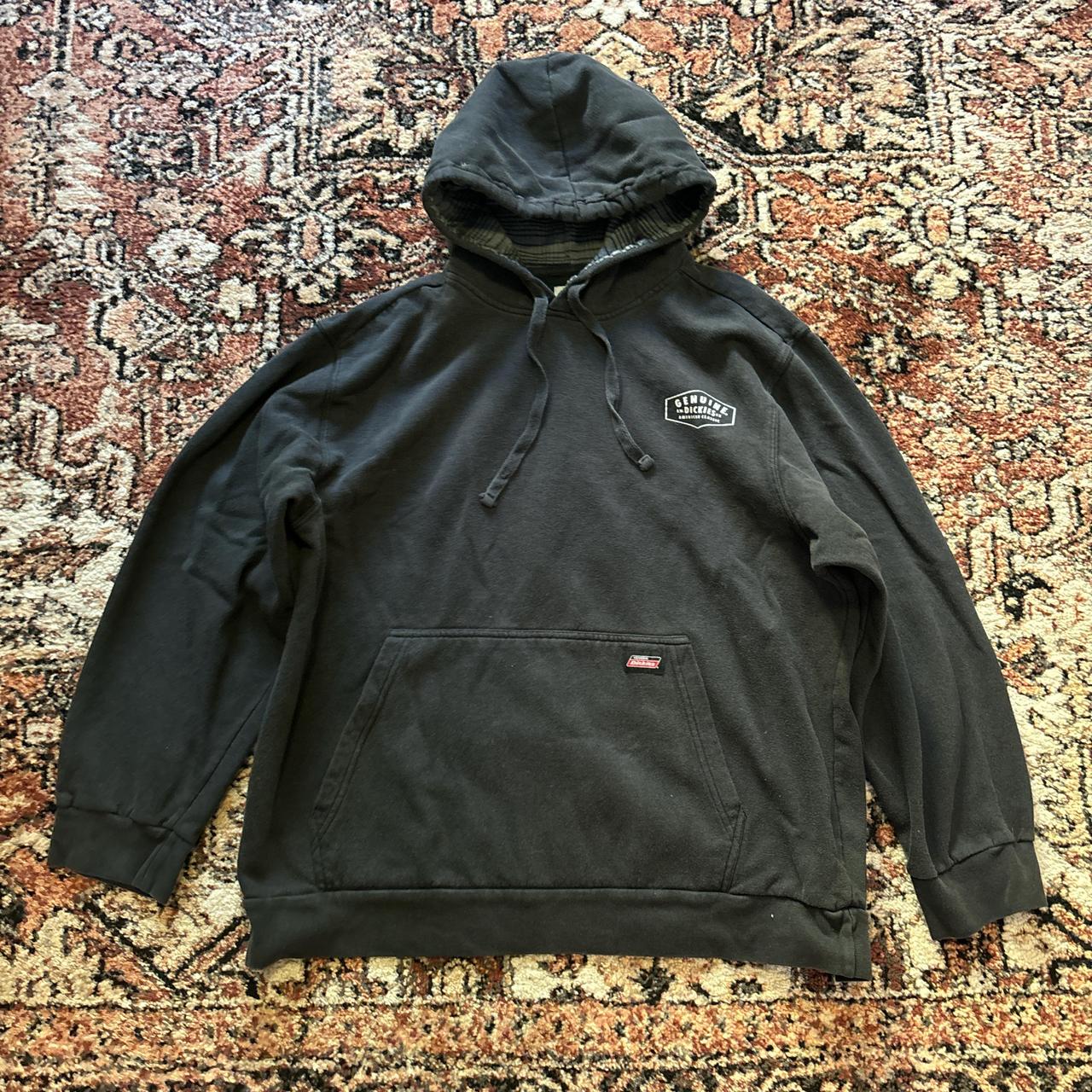 vintage dickies hoodie size xl small mark on hood - Depop