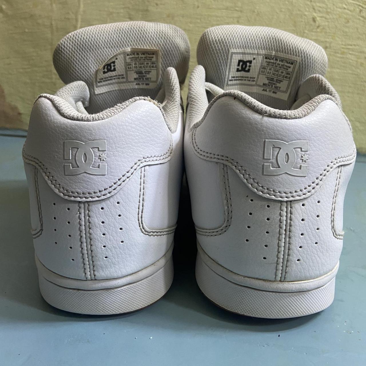 DC Net SE White Skate Shoes Men’s 9.5 Comes as is!... - Depop