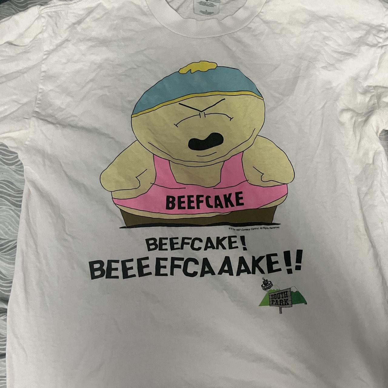 vintage south park beefcake shirt - Depop