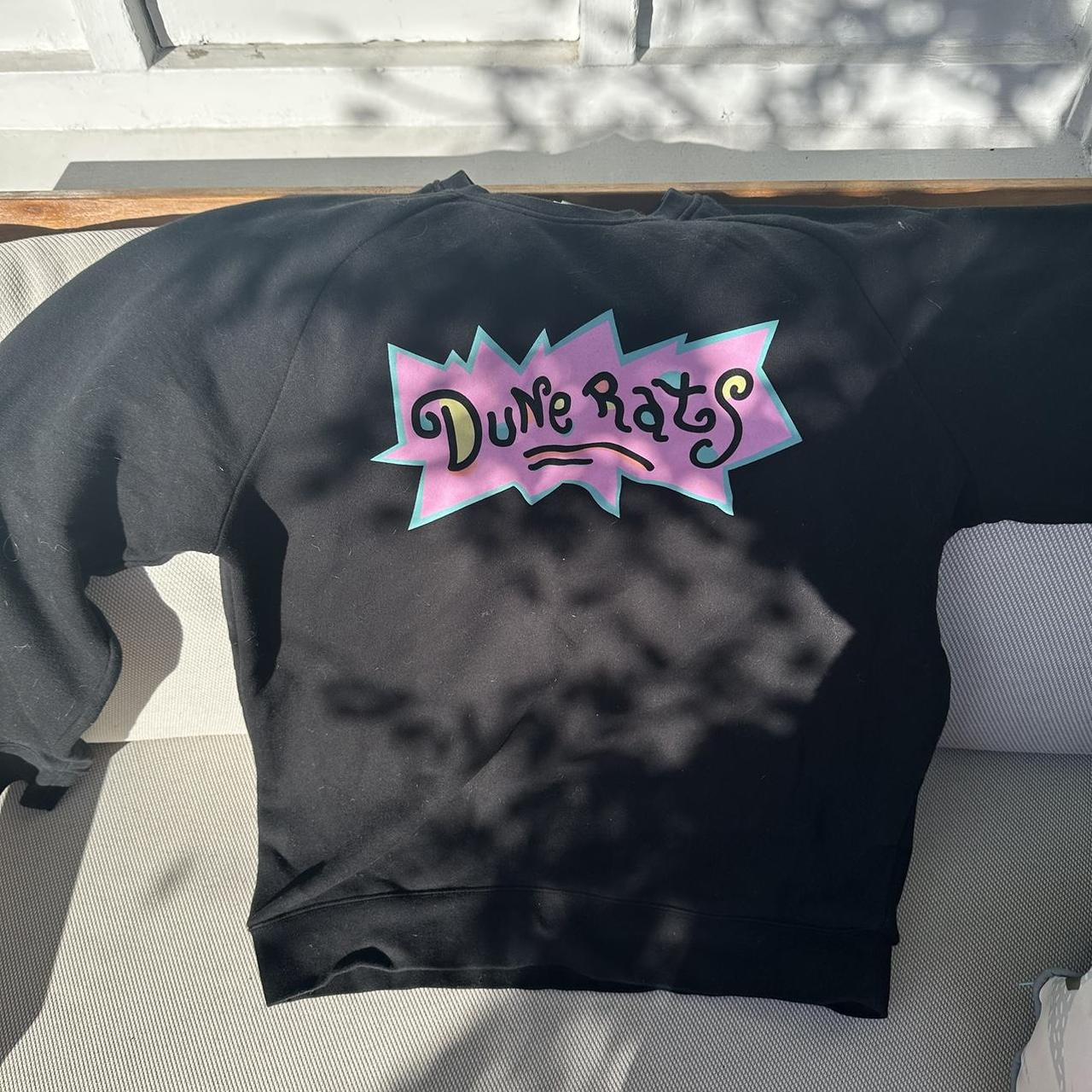 Dune Rats jumper - Rugrats style logo Size L Lightly... - Depop