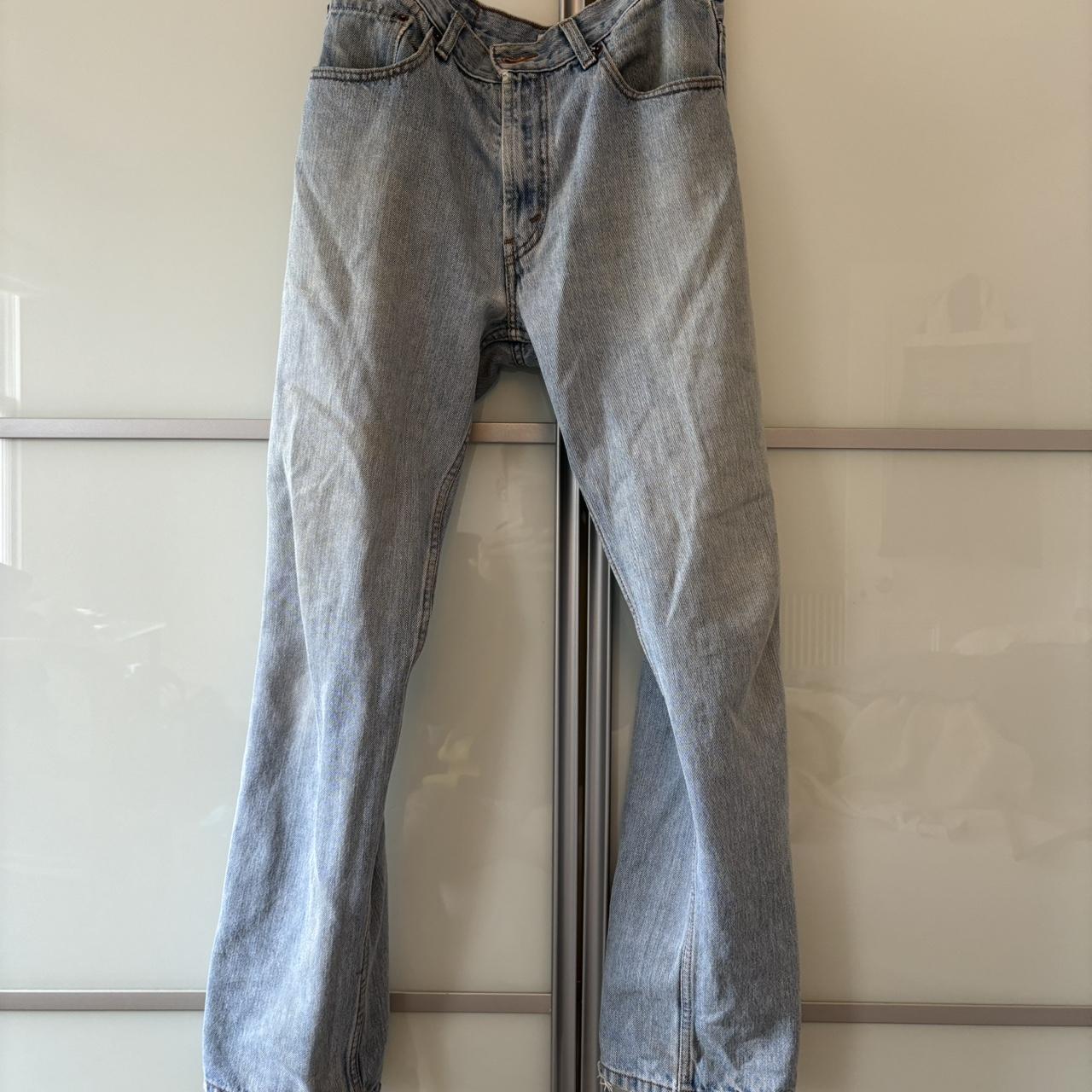 Levi 505 Light Acid Wash, W33, L32 fit straight with... - Depop