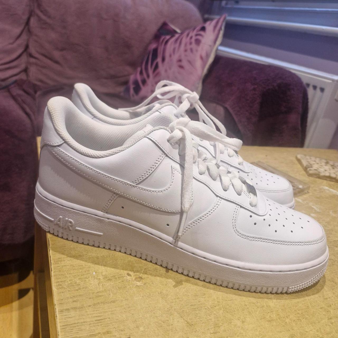 Brand new unworn Nike Air Force 1's - size 9.5... - Depop