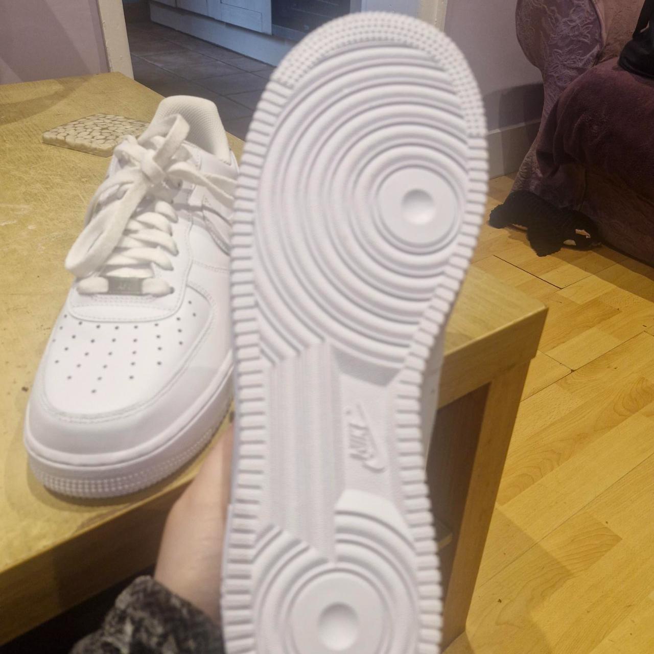 Brand new unworn Nike Air Force 1's - size 9.5... - Depop