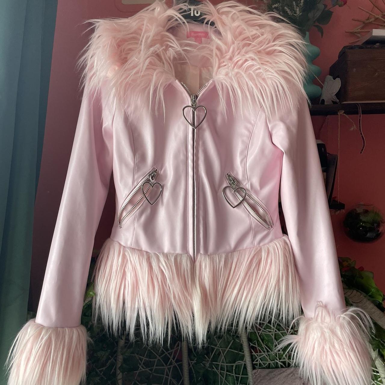 Dolls kill Sugar thrillz vegan leather jacket !... - Depop