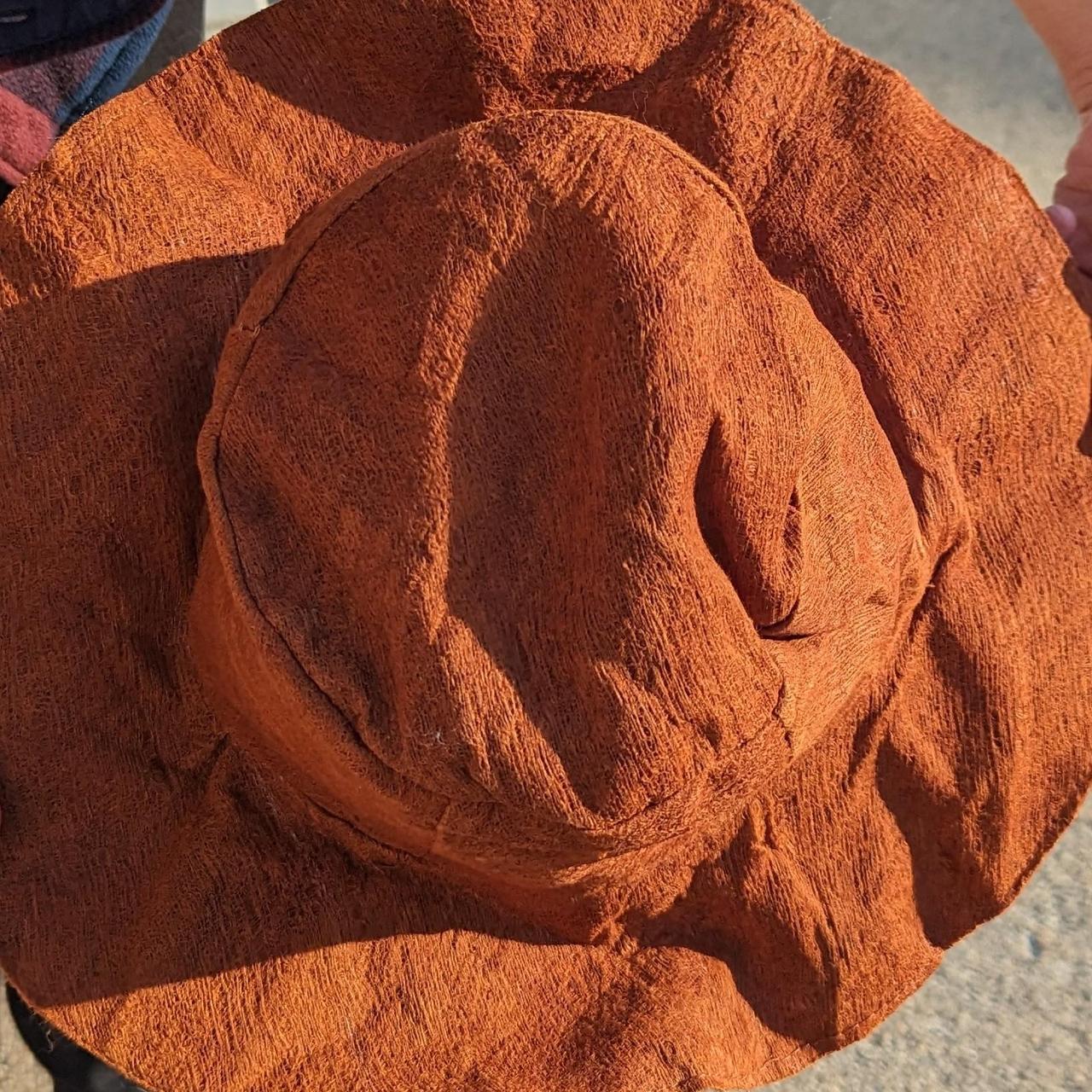 Hemp + tree bark hat, made out of actual tree bark!... - Depop