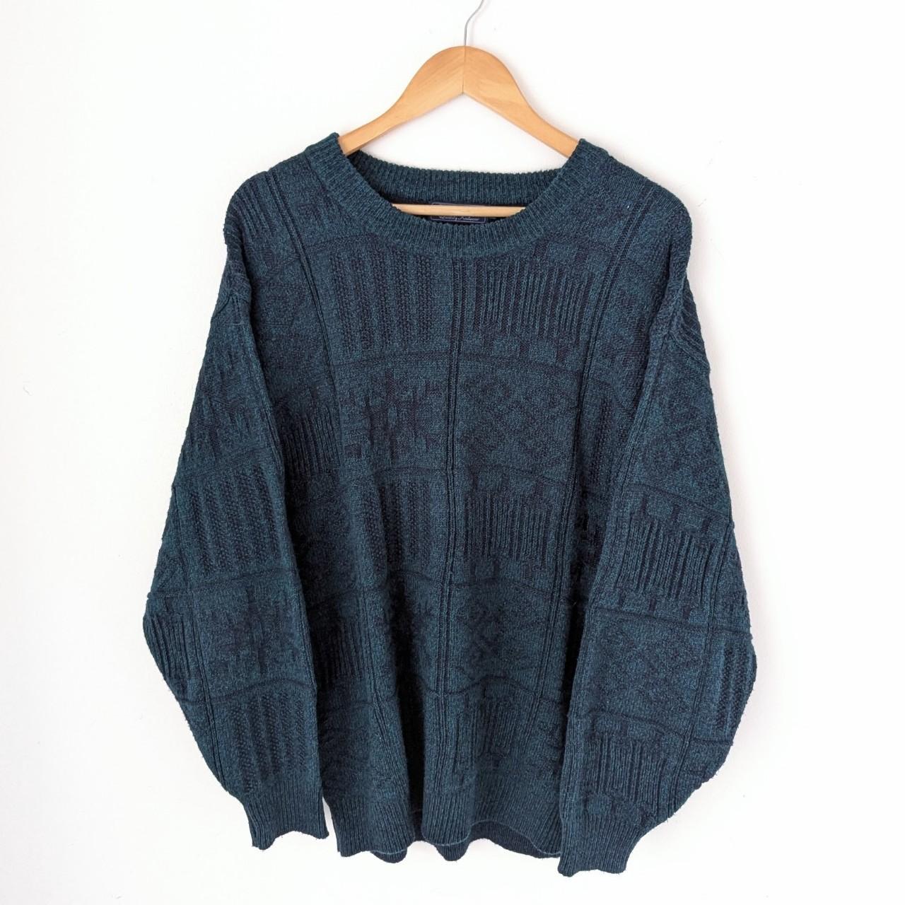 Vintage Heavy Knit Jumper DA75 INFO 🌴Gorgeous 1990s... - Depop