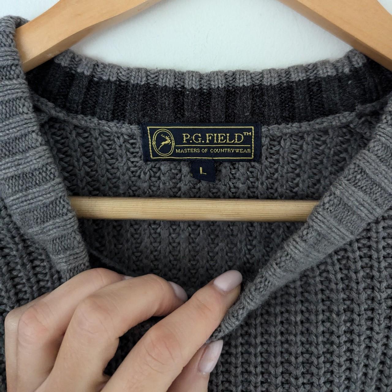 Vintage Grey Knitted Jumper DA498 INFO 🌼Gorgeous... - Depop