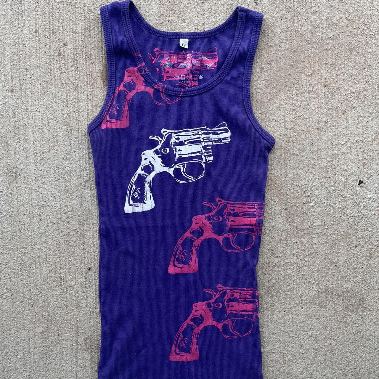 Y2K Gun multicolored tank top No flaws Just the... - Depop