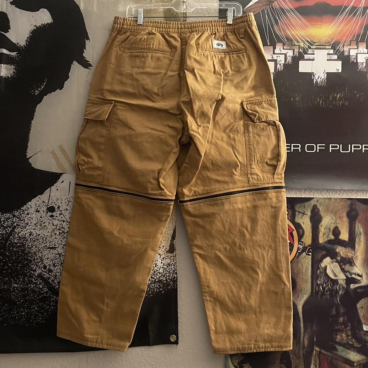 Custom zip off cargo pants size Large. these are... - Depop