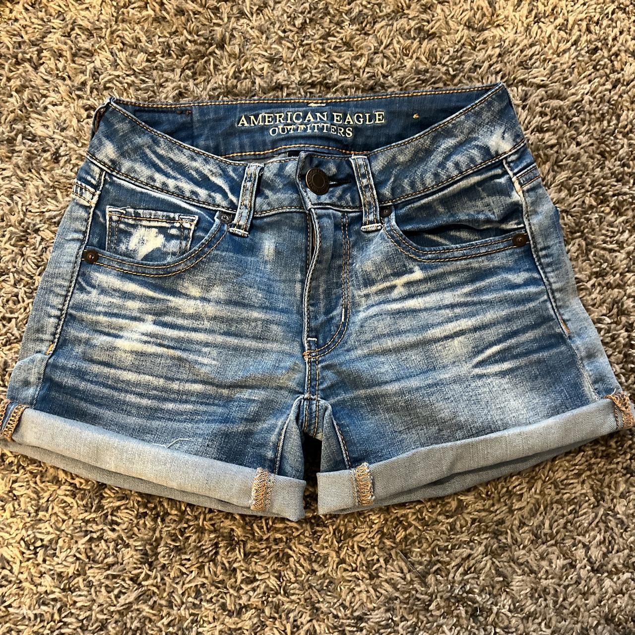 American Eagle super super stretch shorts - Depop