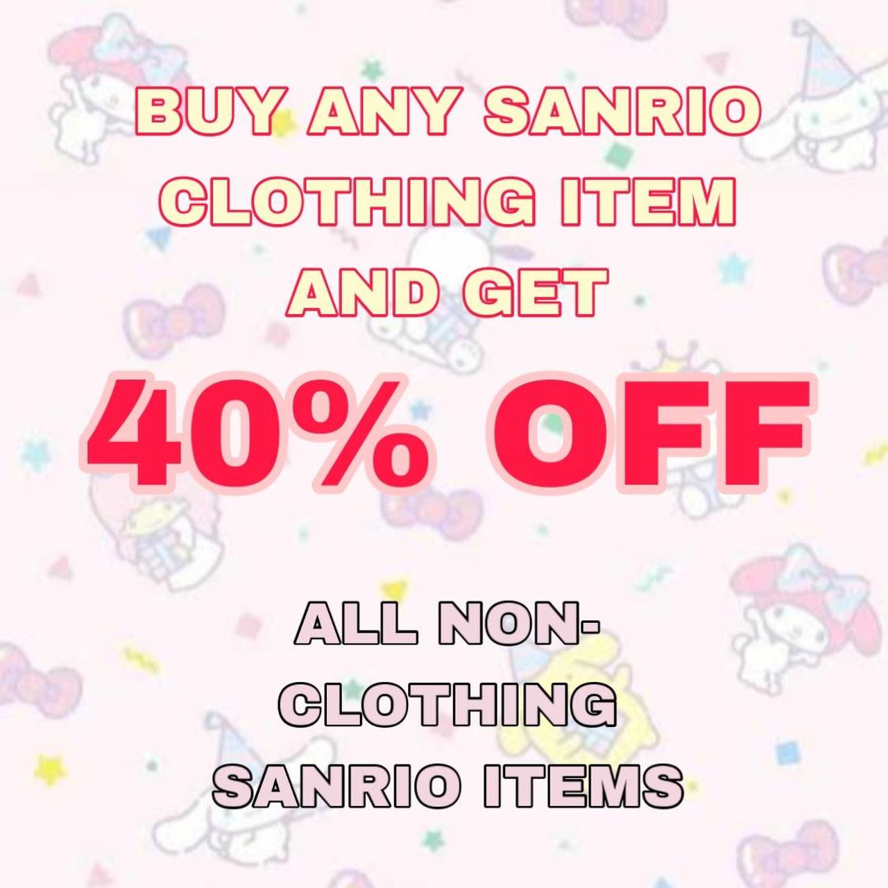 40% off the full price of any non-clothing Sanrio... - Depop