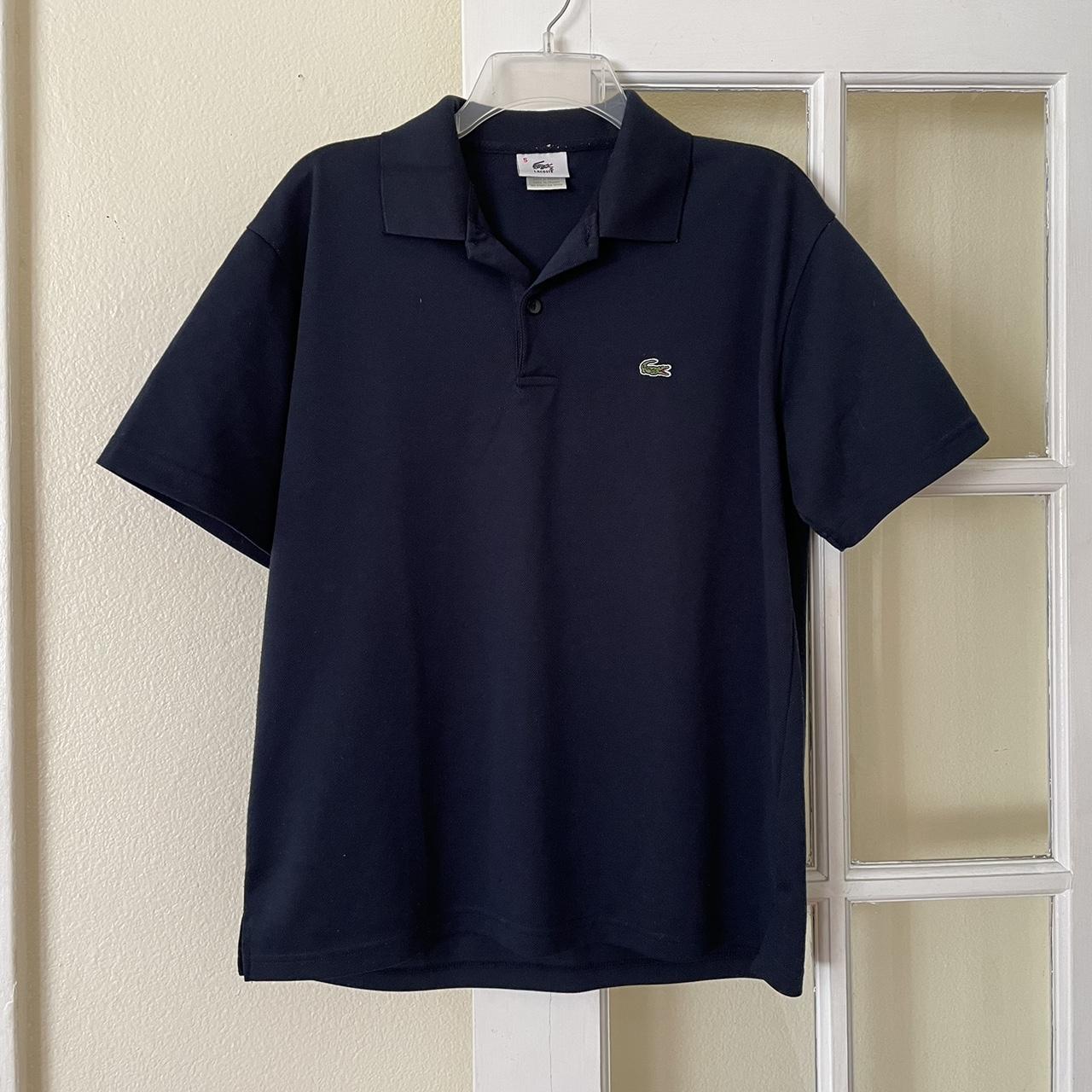 Navy Blue Lacoste Polo Shirt Size 5 in Lacoste,... - Depop