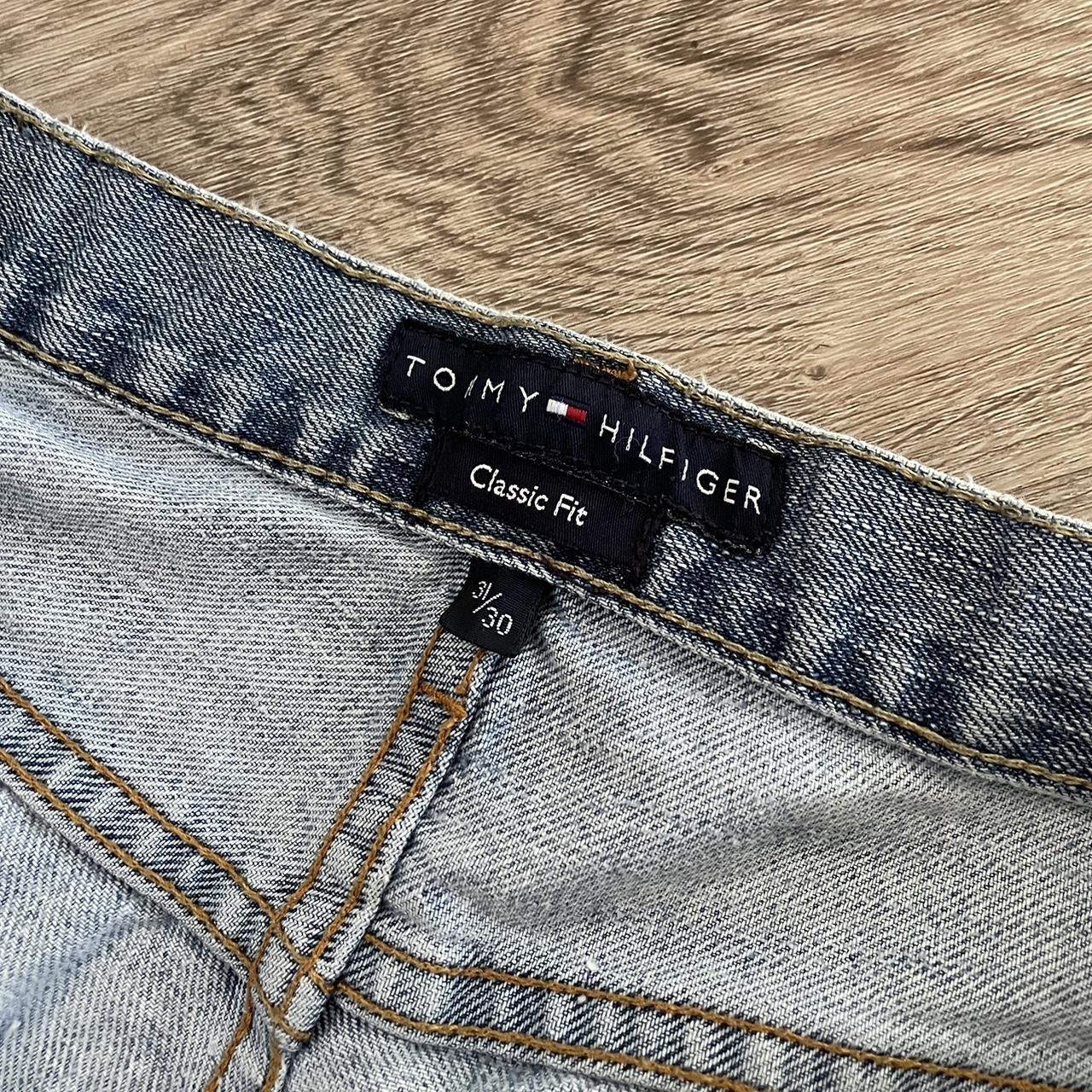 JNCO style Tommy Hilfiger Extended jeans Custom... - Depop