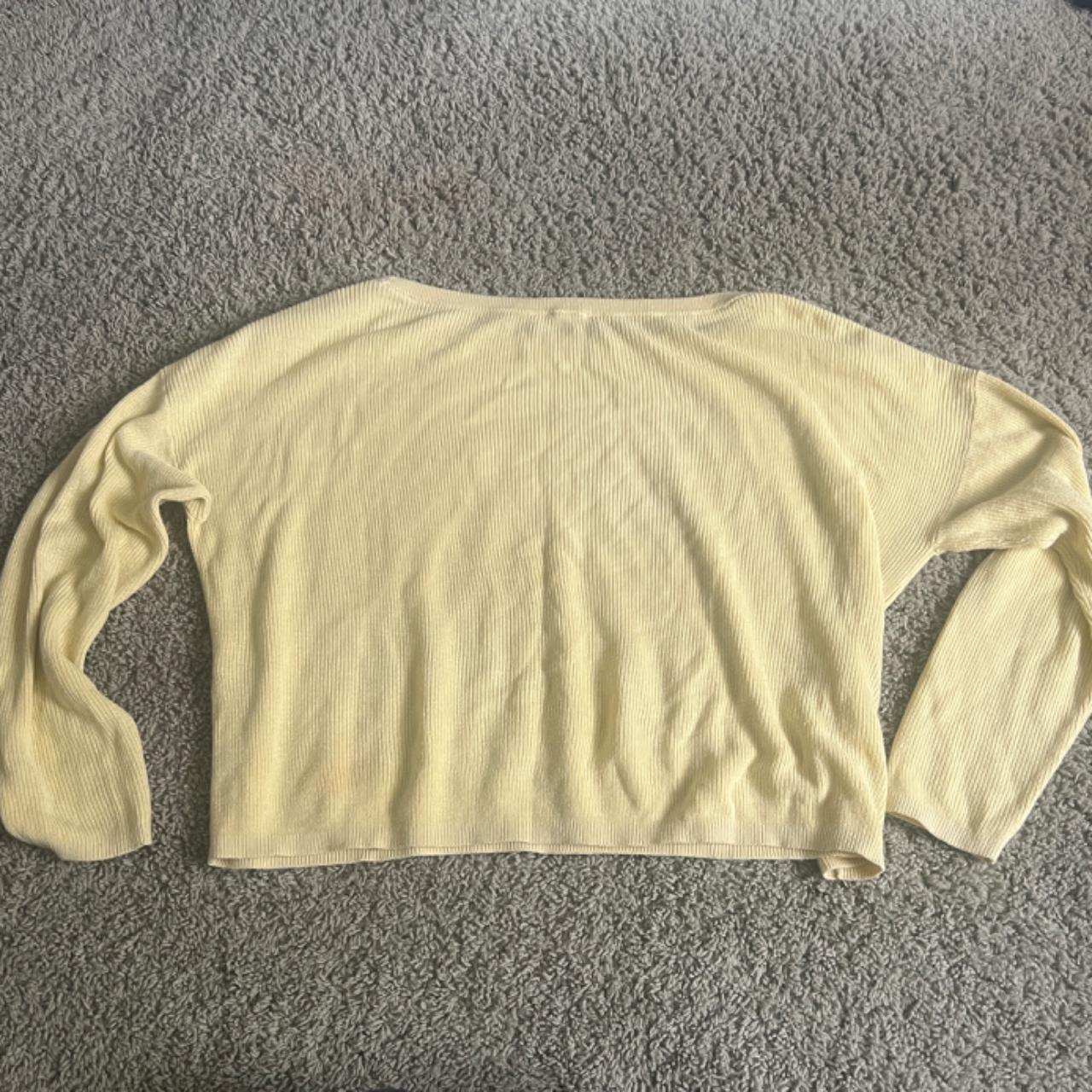Pastel yellow sweater - Depop