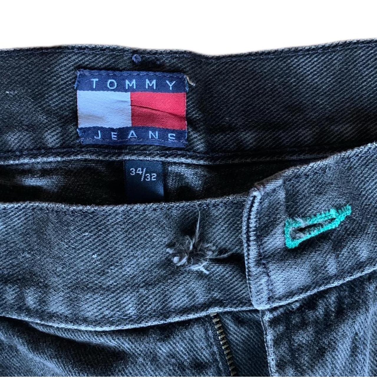 VINTAGE 1990’s TOMMY HILFIGER JEANS - BLACK. Super... - Depop