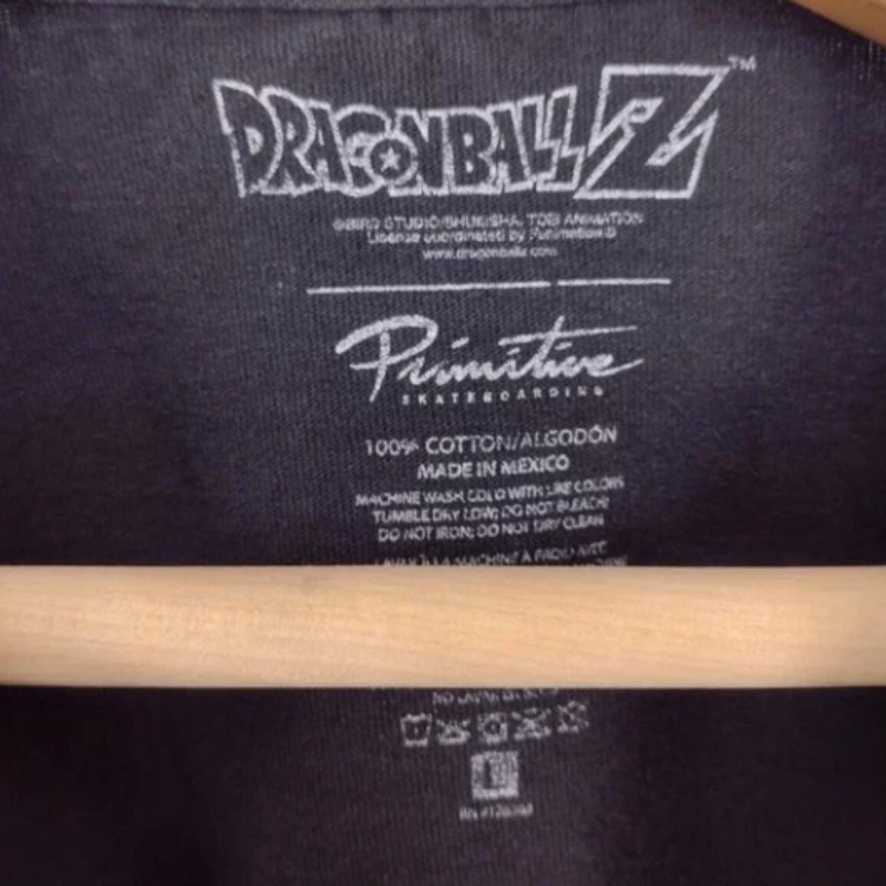 Primitive X Dragon Ball Z Goku Anime Manga Black... - Depop