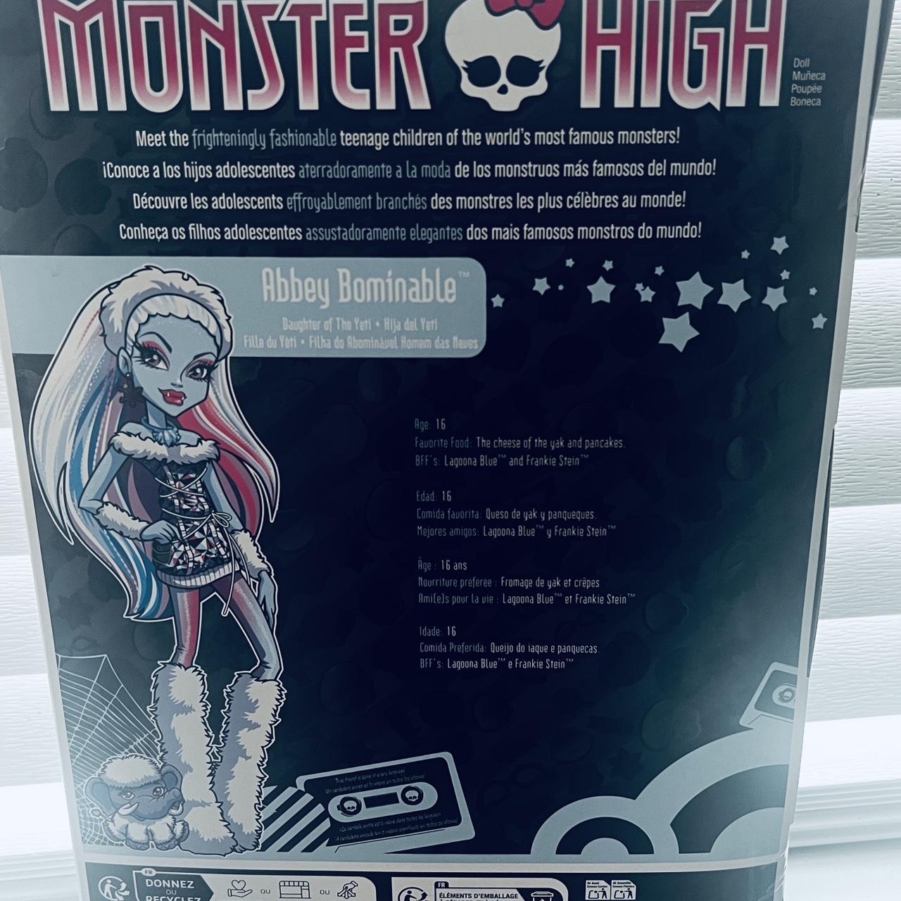 Monster high Abbey abominable NIB perfect... | Depop