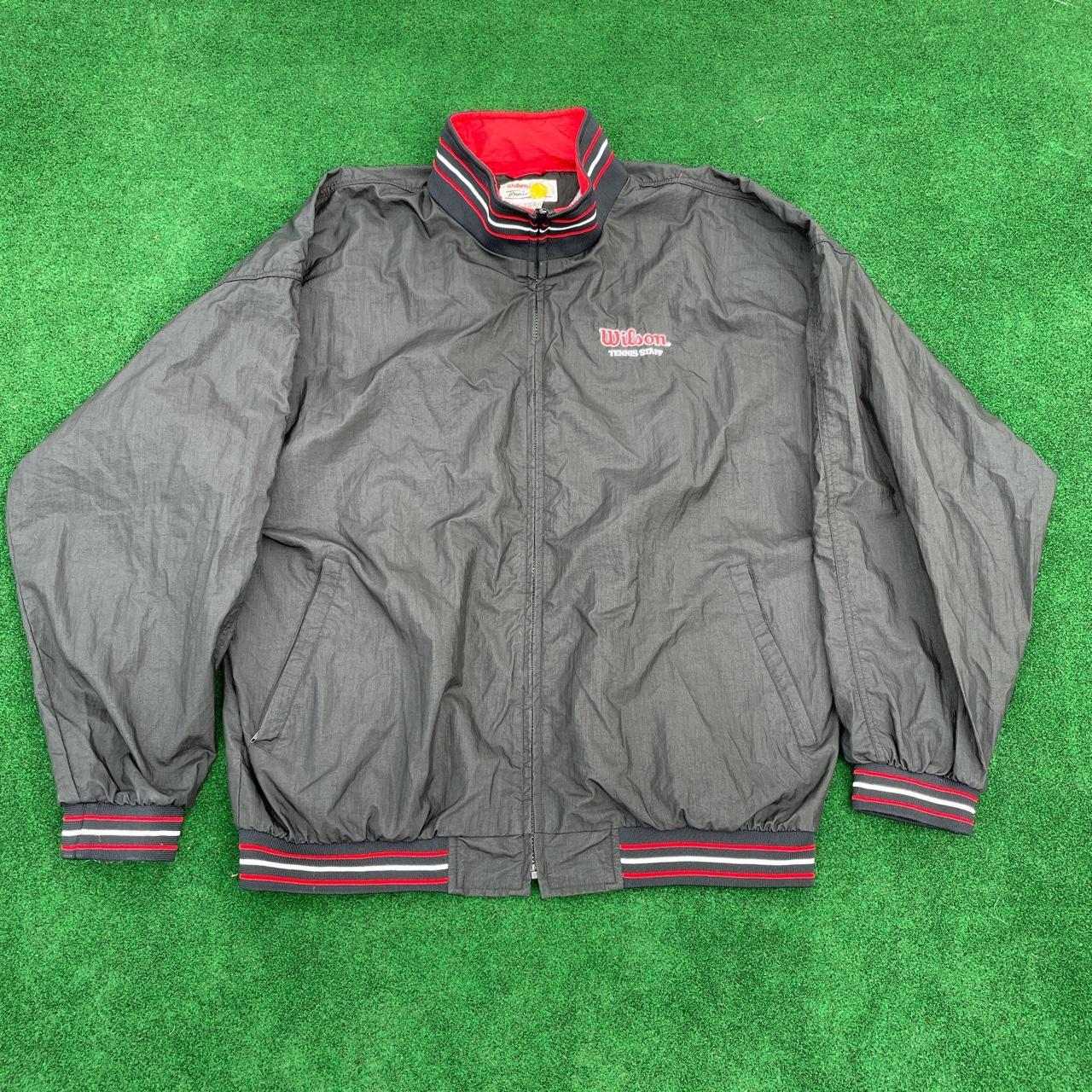 Wilson Men's Black and Red Jacket | Depop