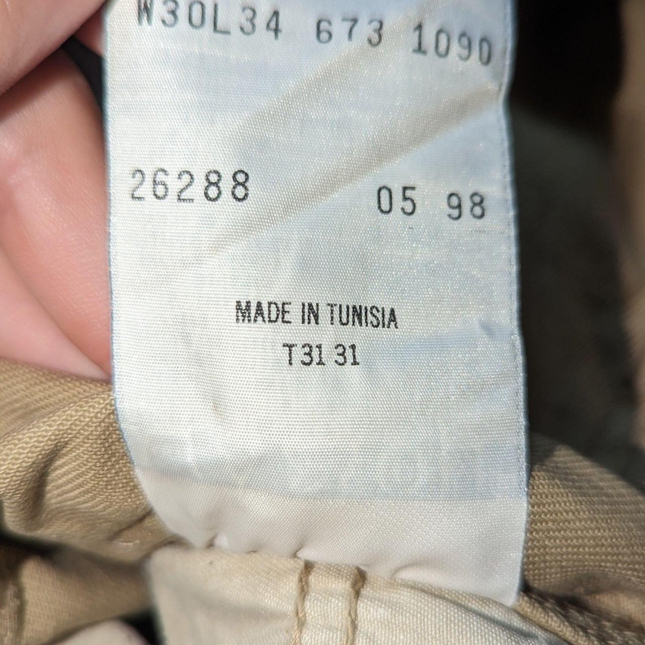 Levi's 673 Vintage Orange Tab Beige Carpenter Work... - Depop