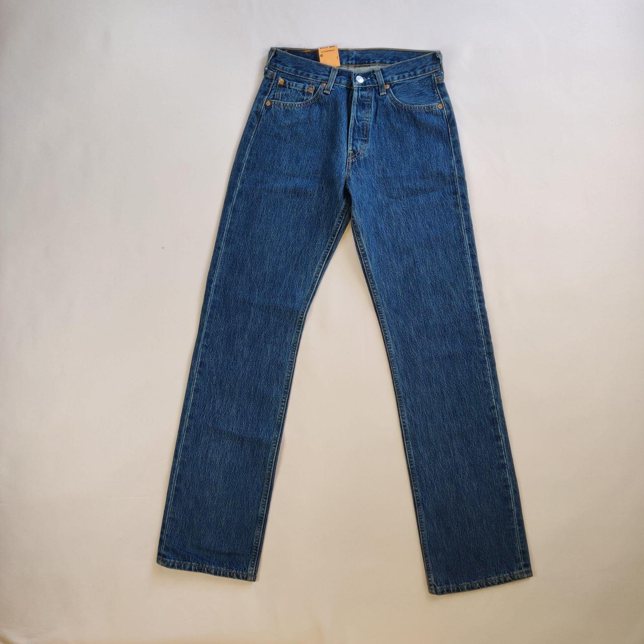Levi's 501 Original Blue Regular Straight Fit... - Depop