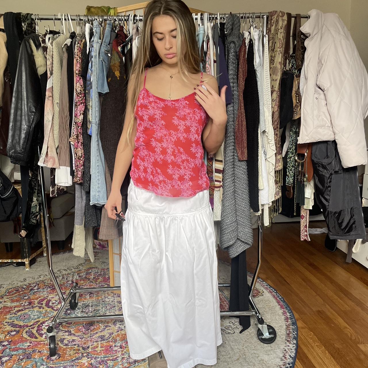 2000s mesh delicate floral top Fabric is Devine.... - Depop