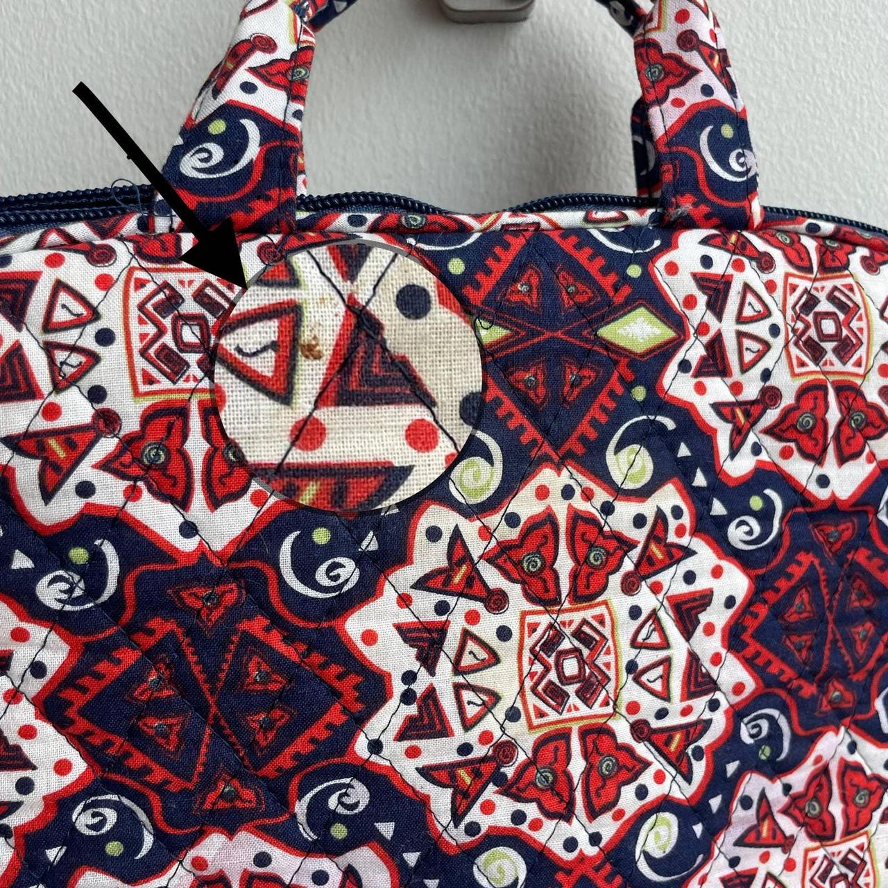 Unbranded Women's Red and Blue Bag | Depop