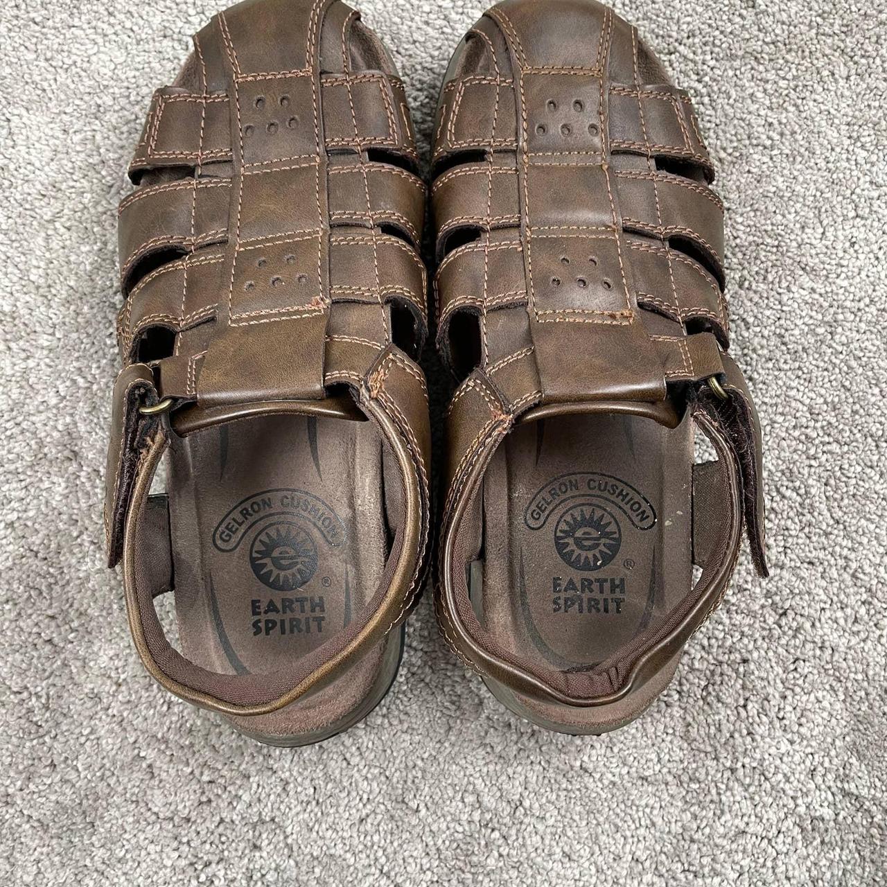 Mens Brown Sandals Depop