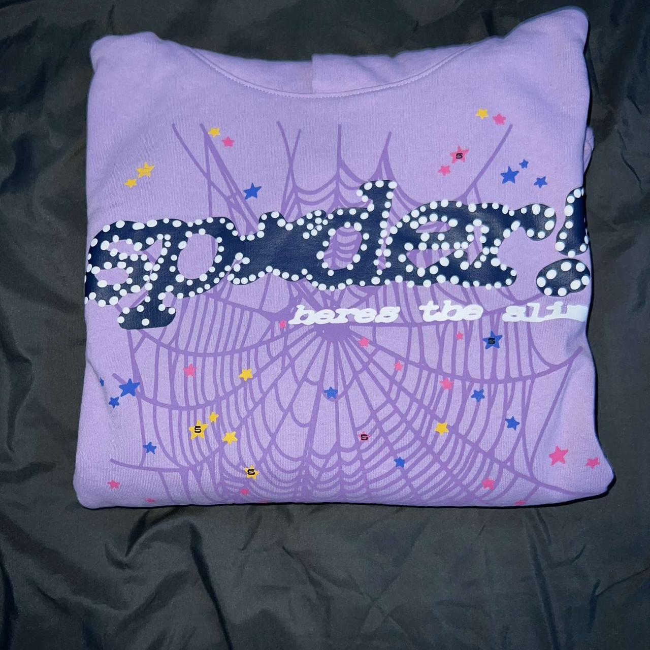 Purple Açaí Sp5der Hoodie Size Medium Brand New!... - Depop