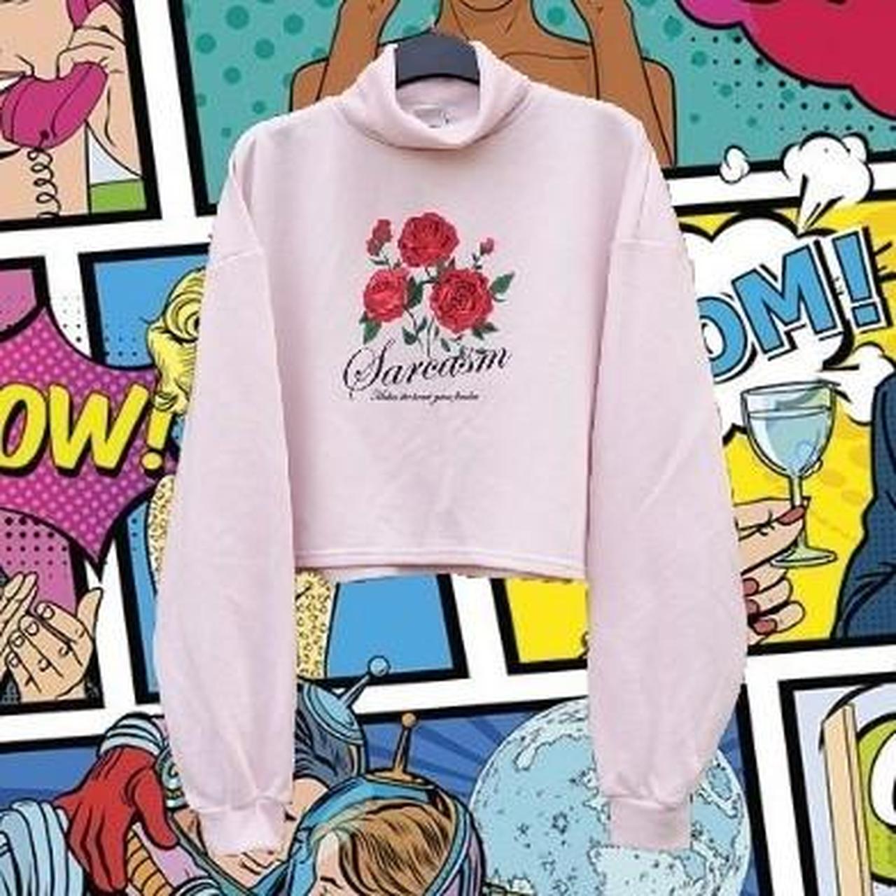 Women's Red and Pink Jumper | Depop