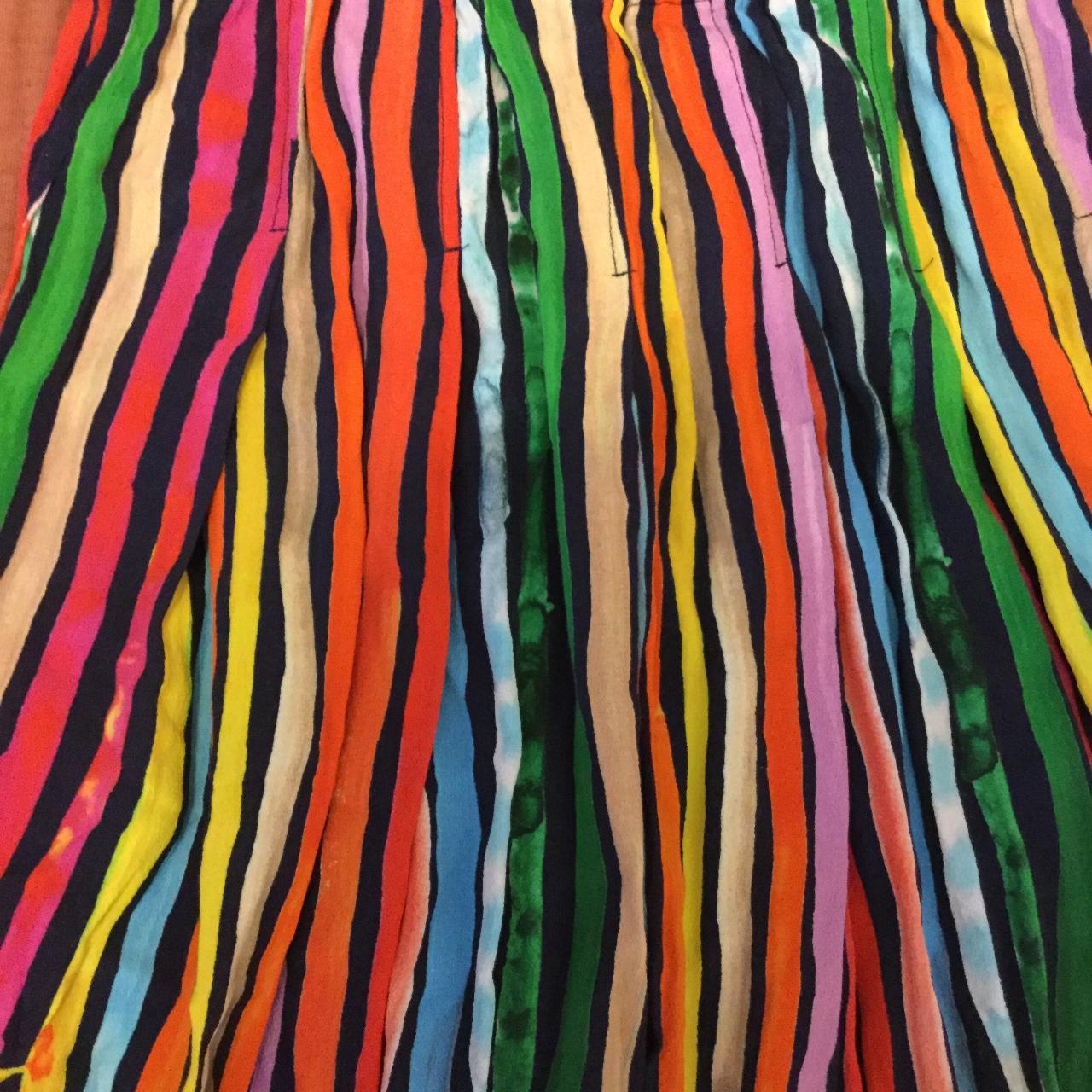 GORMAN x Kindah Khalidy elastic waist rainbow... - Depop