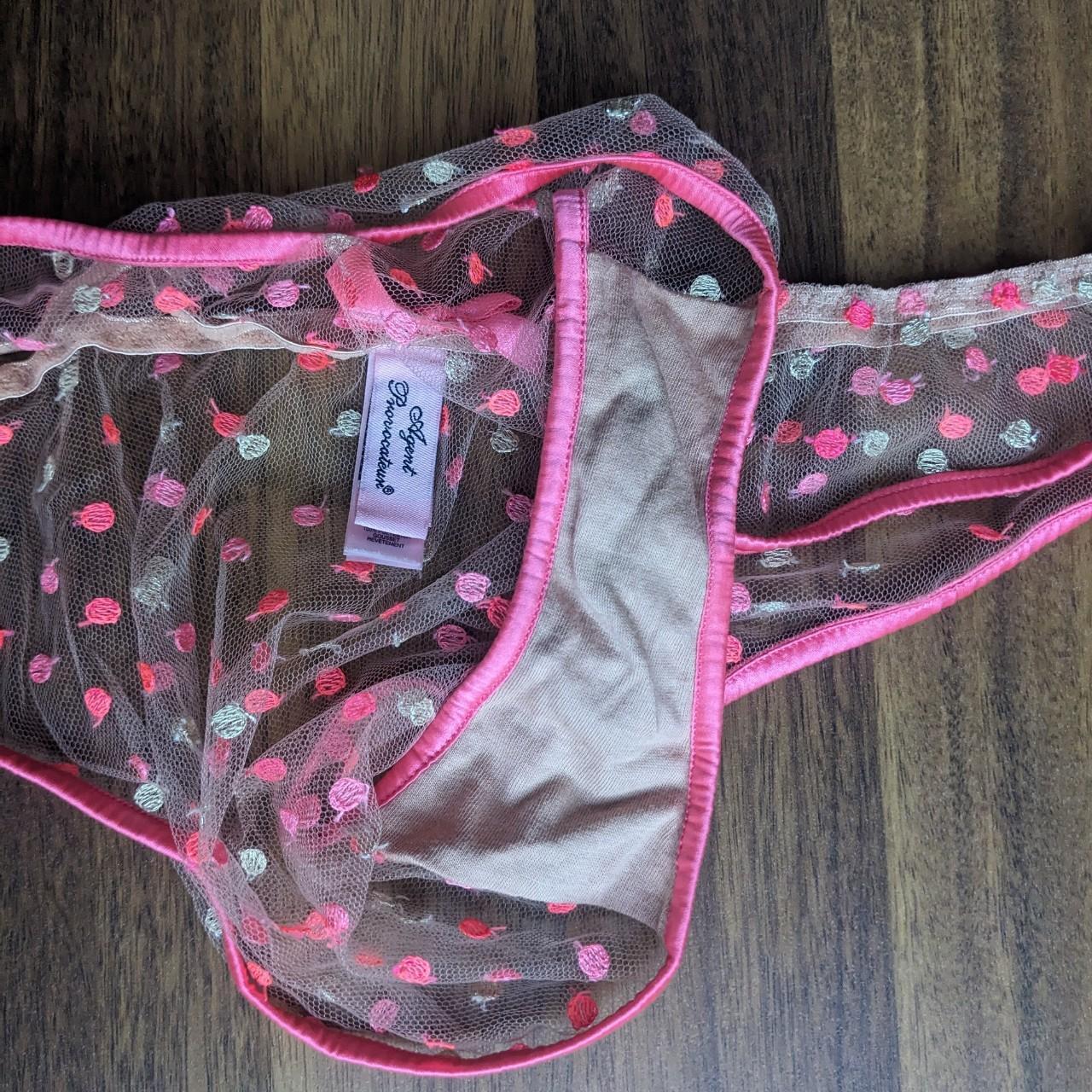 Agent Provocateur Brie (pink) bikini brief Super... - Depop