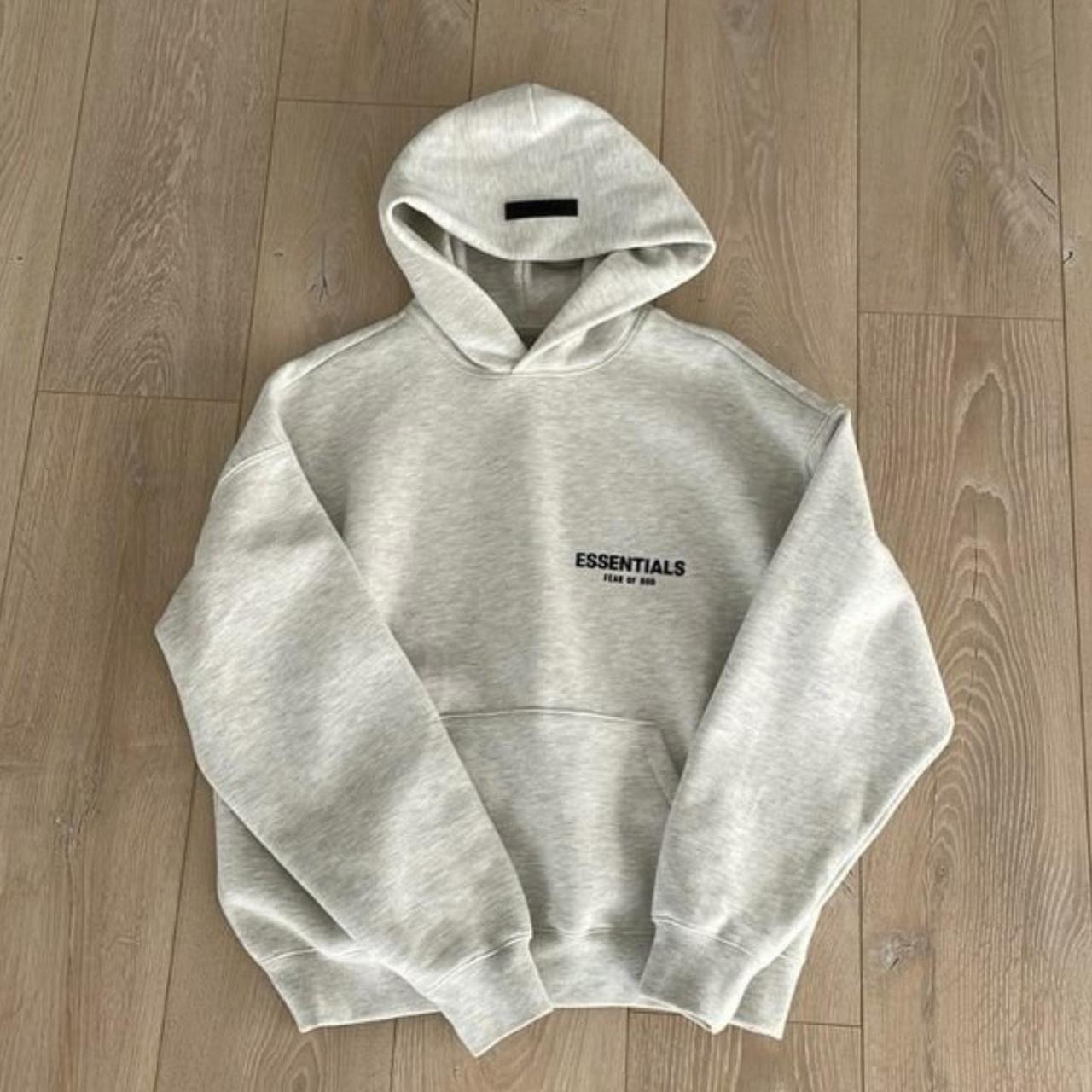 Grey essentials hoodie any size available! Tap in... | Depop