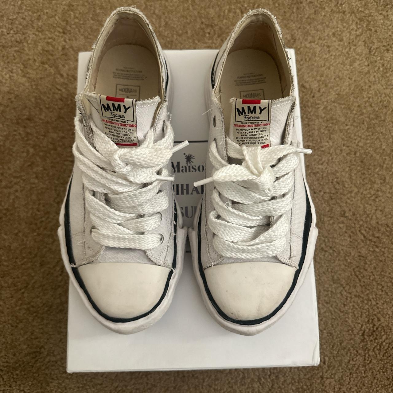 White Maison Mihara Yasuhiro size 43 Box in good... - Depop