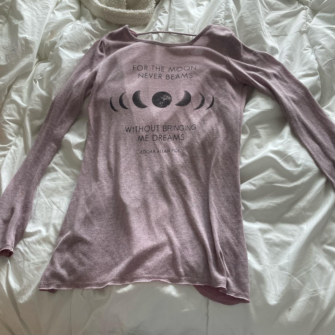 Cute Buckle Brand lavender long sleeve shirt with... - Depop