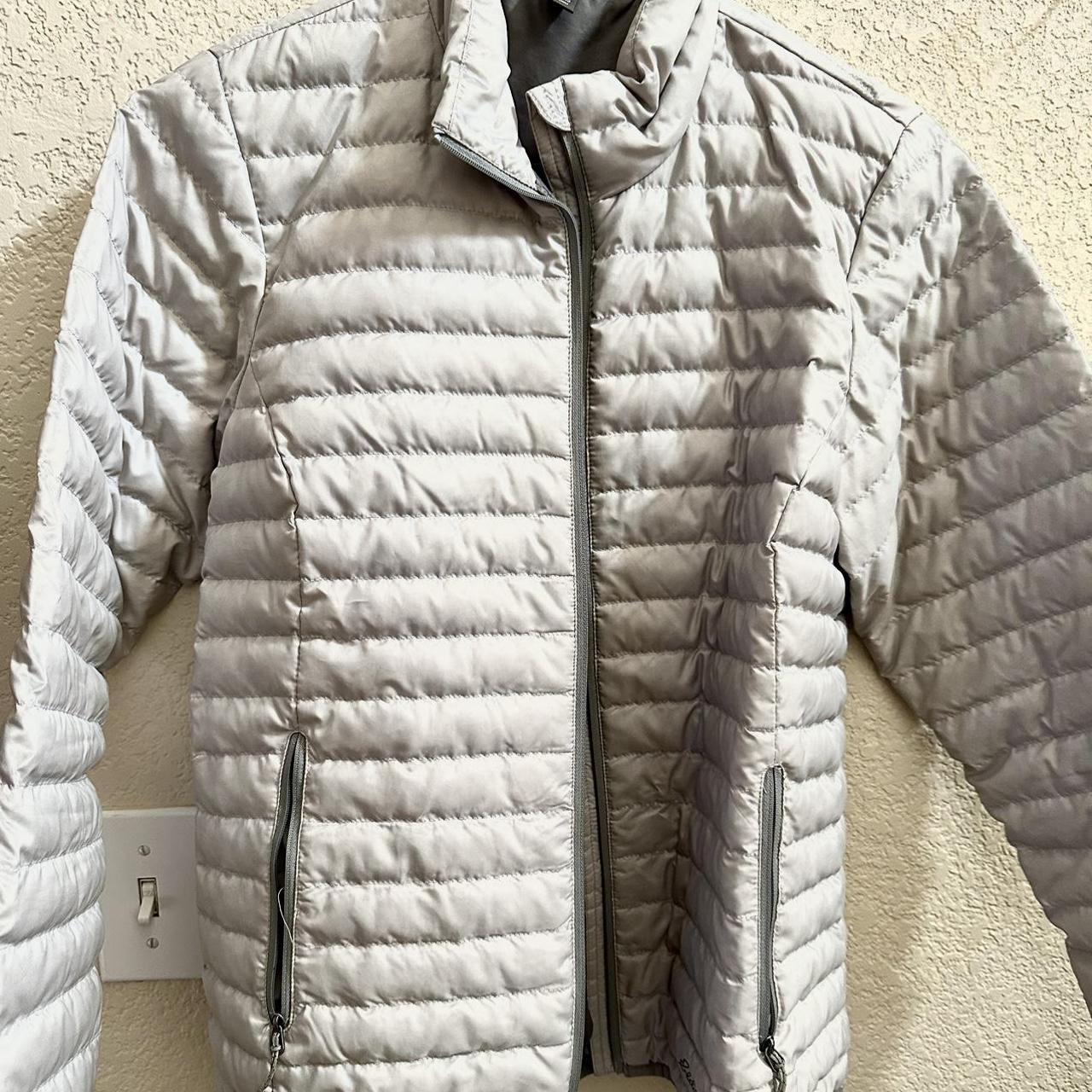 Gray Insulated Eddie Bauer Puffer Jacket Women’s XS... - Depop