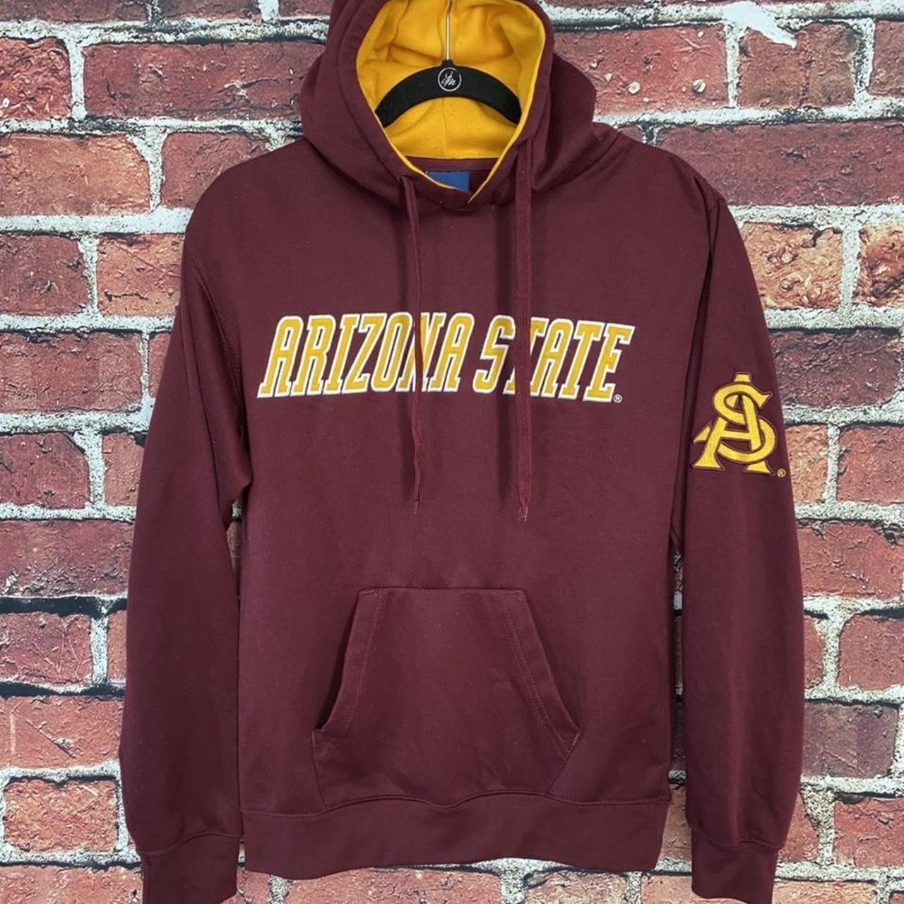 Arizona State Hoodie Men Size Small S Burgundy... | Depop