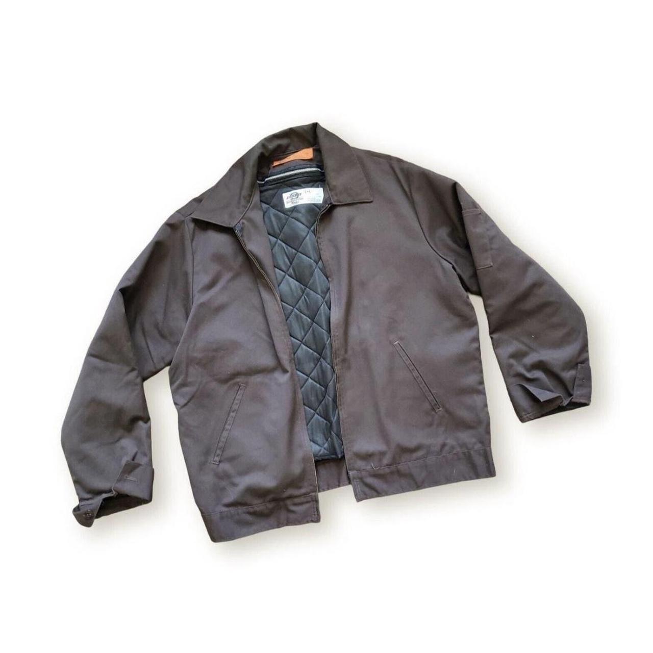 Dickies Industrial Wear brown work jacket in... - Depop