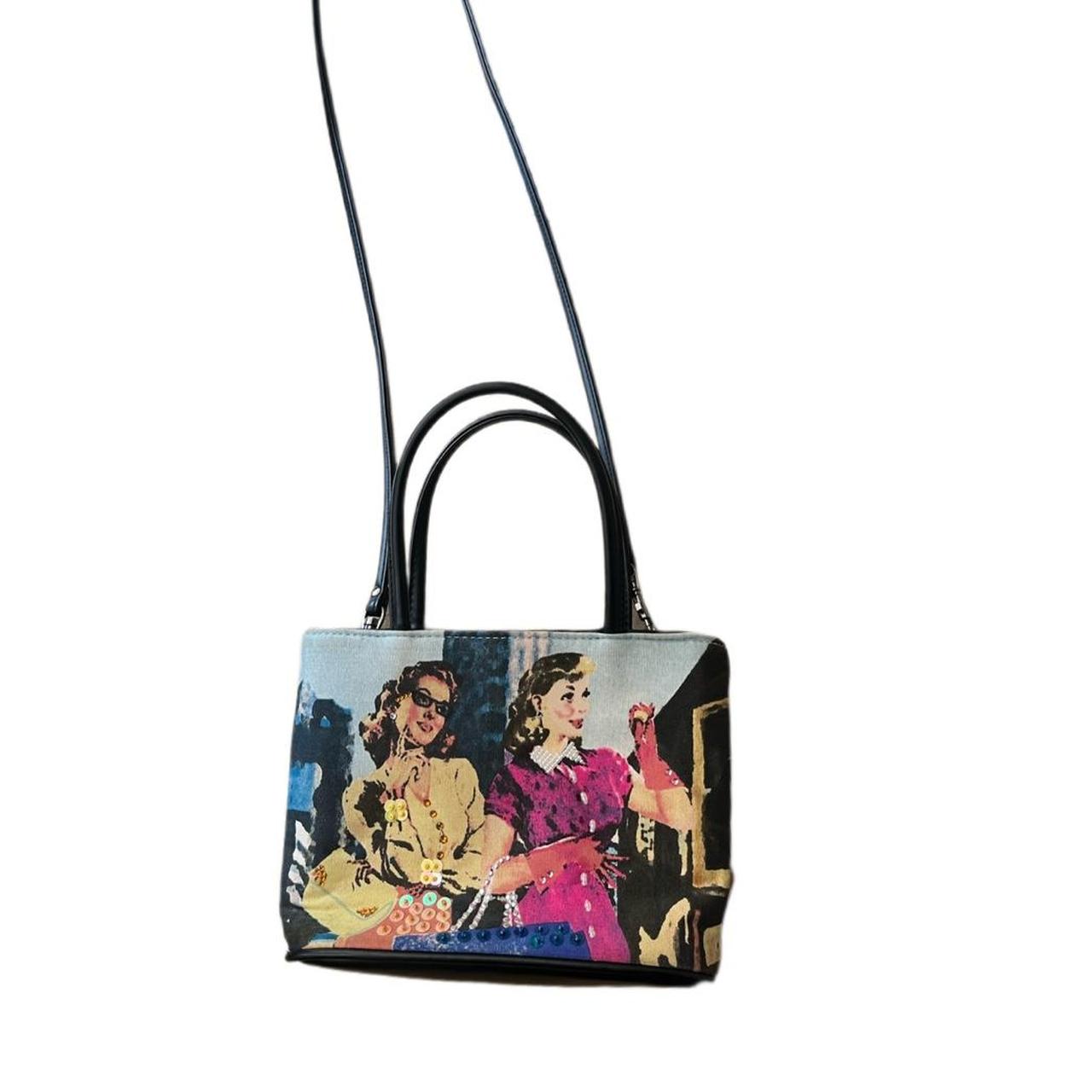 super cool vintage graphic mini purse print is on... - Depop